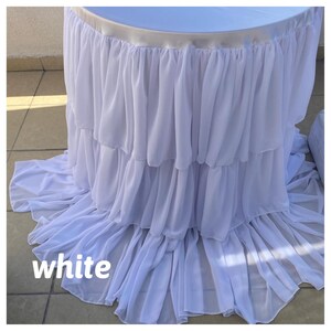 Round Event Wedding Cake Table Tablecloth, Bridal Party Tablecloth ...
