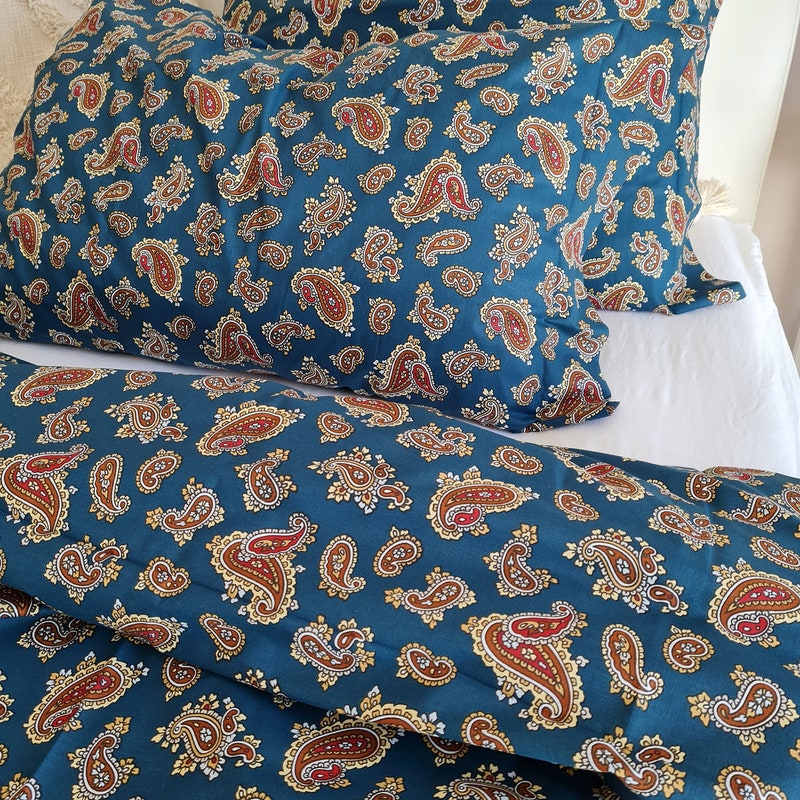 Paisley Bedding - Etsy