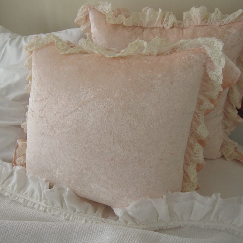 Pink Euro Sham - Etsy
