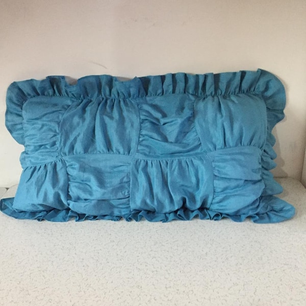 Ruffle Pillow - Etsy