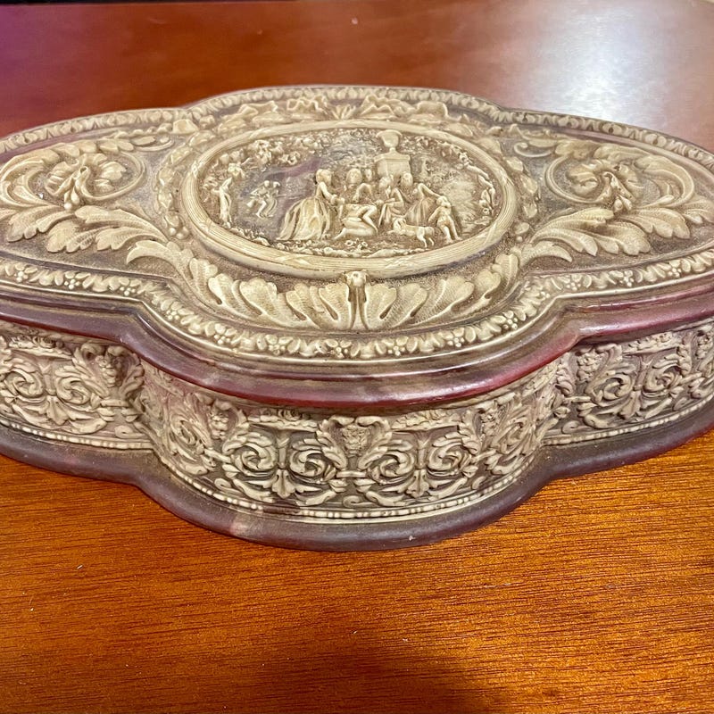 Incolay Jewelry Box - Etsy