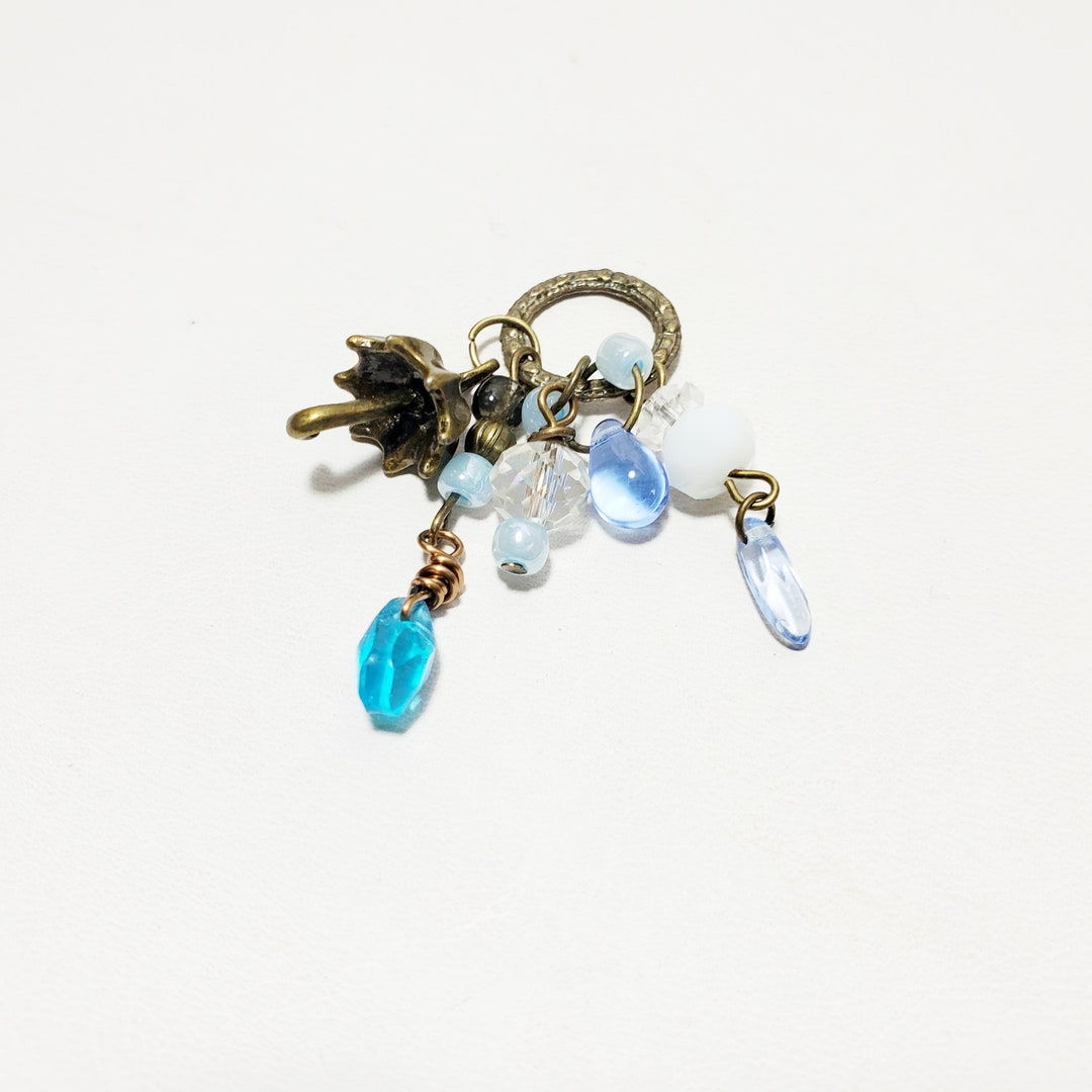 Spring Rain Vibes Pendant, DIY Jewelry, Umbrella Charms, DIY Necklace ...