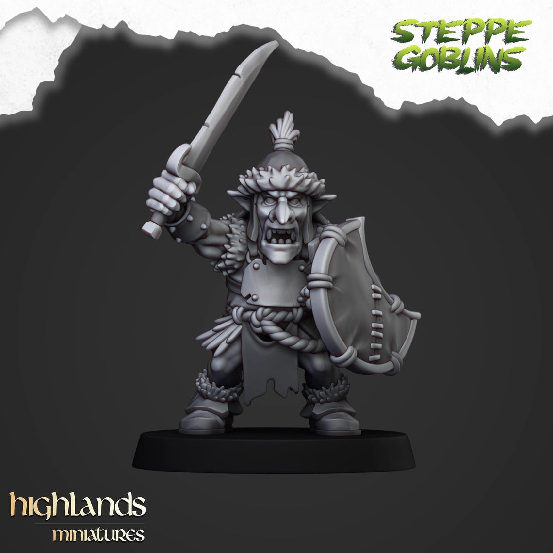 Steppe Goblins - Highlands Miniatures | Tabletop Wargaming RPG Figures ...