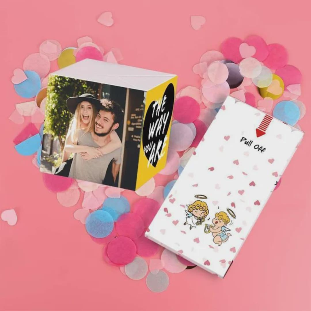 Photo Explosion Surprise Box DIY Memory Gift Box With Pop up Photos ...