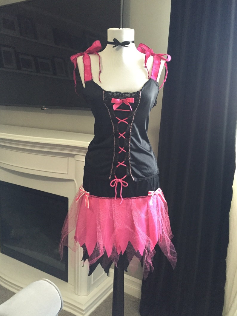 Deadmoongrrrl Punk Princess Pink Corset Dress - Etsy Canada