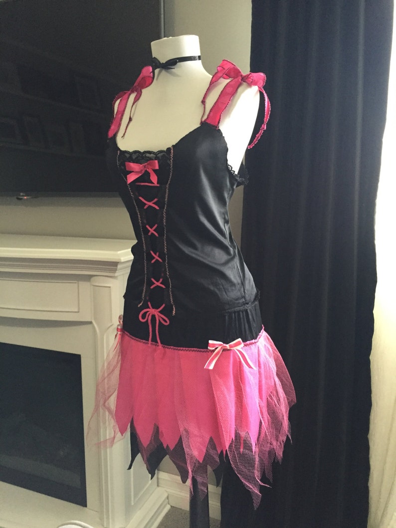 Deadmoongrrrl Punk Princess Pink Corset Dress - Etsy Canada