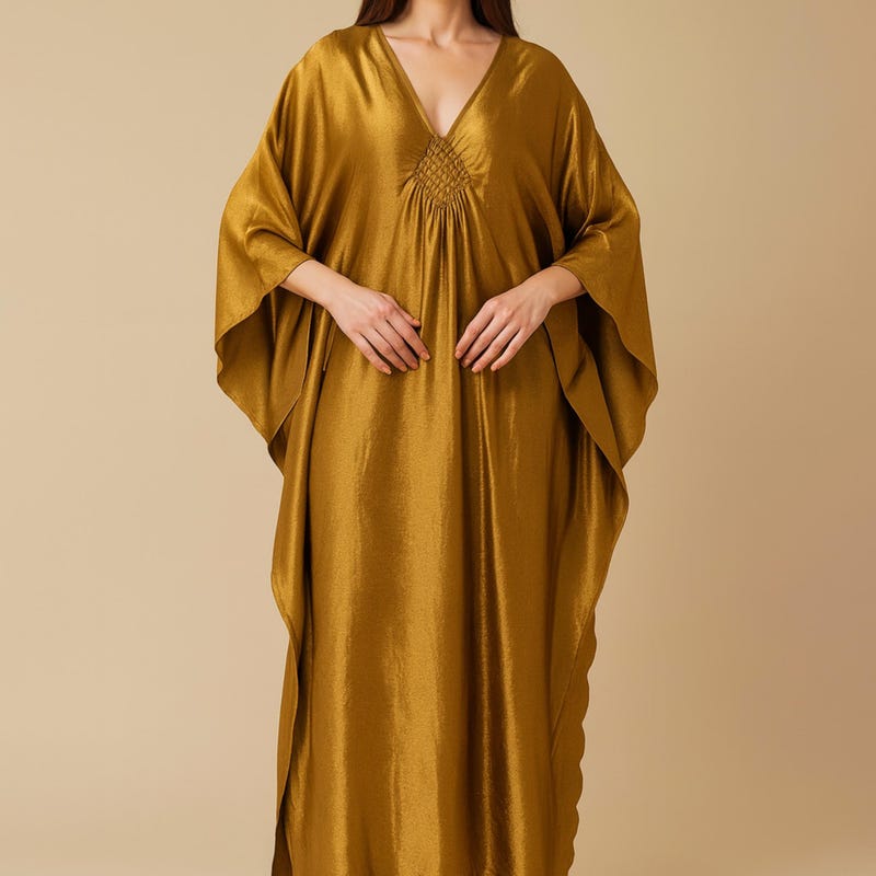 Golden Dress Modest - Etsy