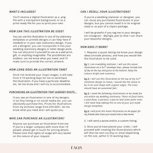 Bespoke Watercolour Illustration. Digital Watercolor PNG. Bright Custom ...