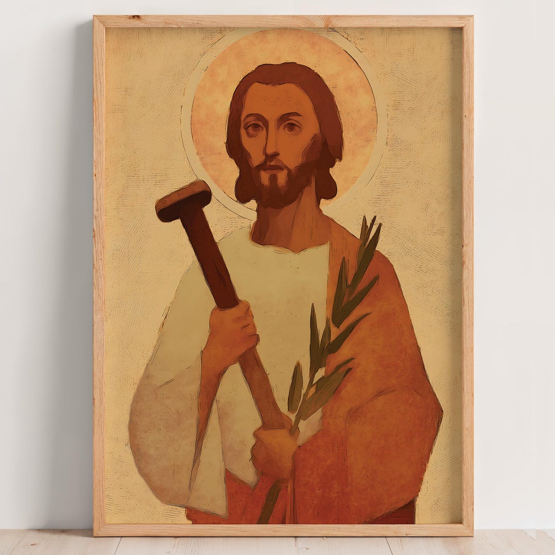 St Jude Thaddeus Digital Art, All Saints Day Tribute, Religious ...