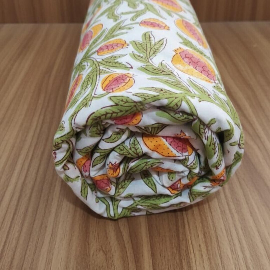 Indian Print Soft Cotton Block Print, Indian 100% Pure Cotton Cloth ...