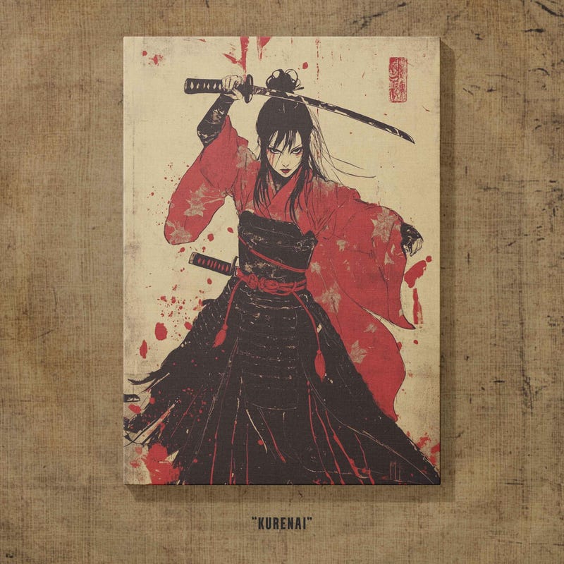 Female Samurai - Etsy