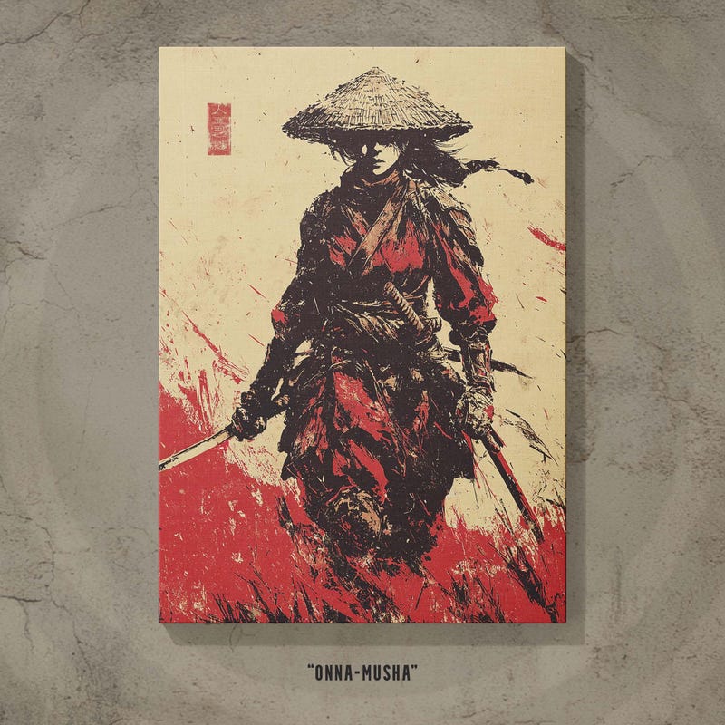 Female Samurai - Etsy
