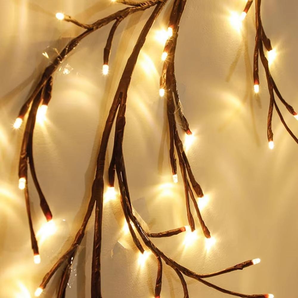Outdoor Lighting Light String Solar Tree and Vine Lamp 96LED Tree ...