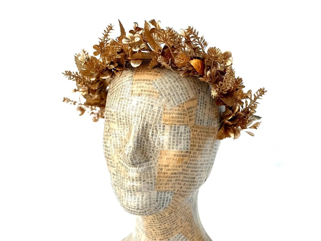 Gold Leaf Headband, Gold Hair Laurel, Greek God, Goddess, Roman ...