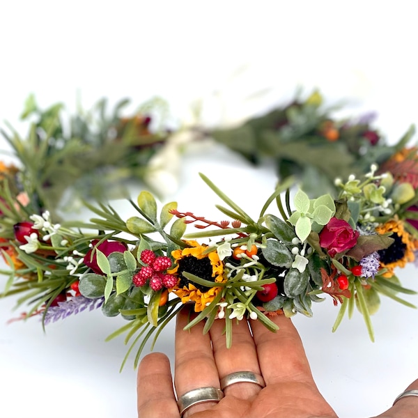 Sunflower Crown - Etsy