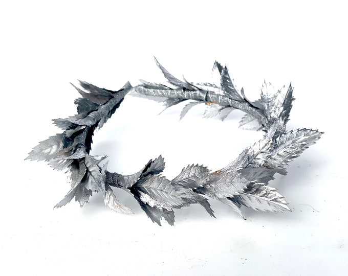 Green Leaf Laurel Crown, Greek God Headpiece, Roman, Myrtle Leaf ...