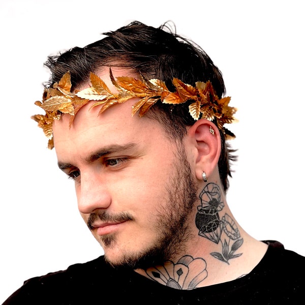 Gold Leaf Crown - Etsy