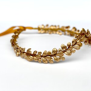 Gold Leaf Headpiece, Crown, Greek God, Goddess, Wedding, Roman, Toga ...