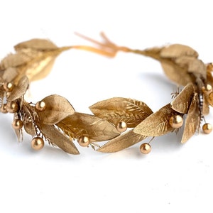 Gold Leaf Laurel, Gold Crown, Greek God, Wedding, Gift for Him ...