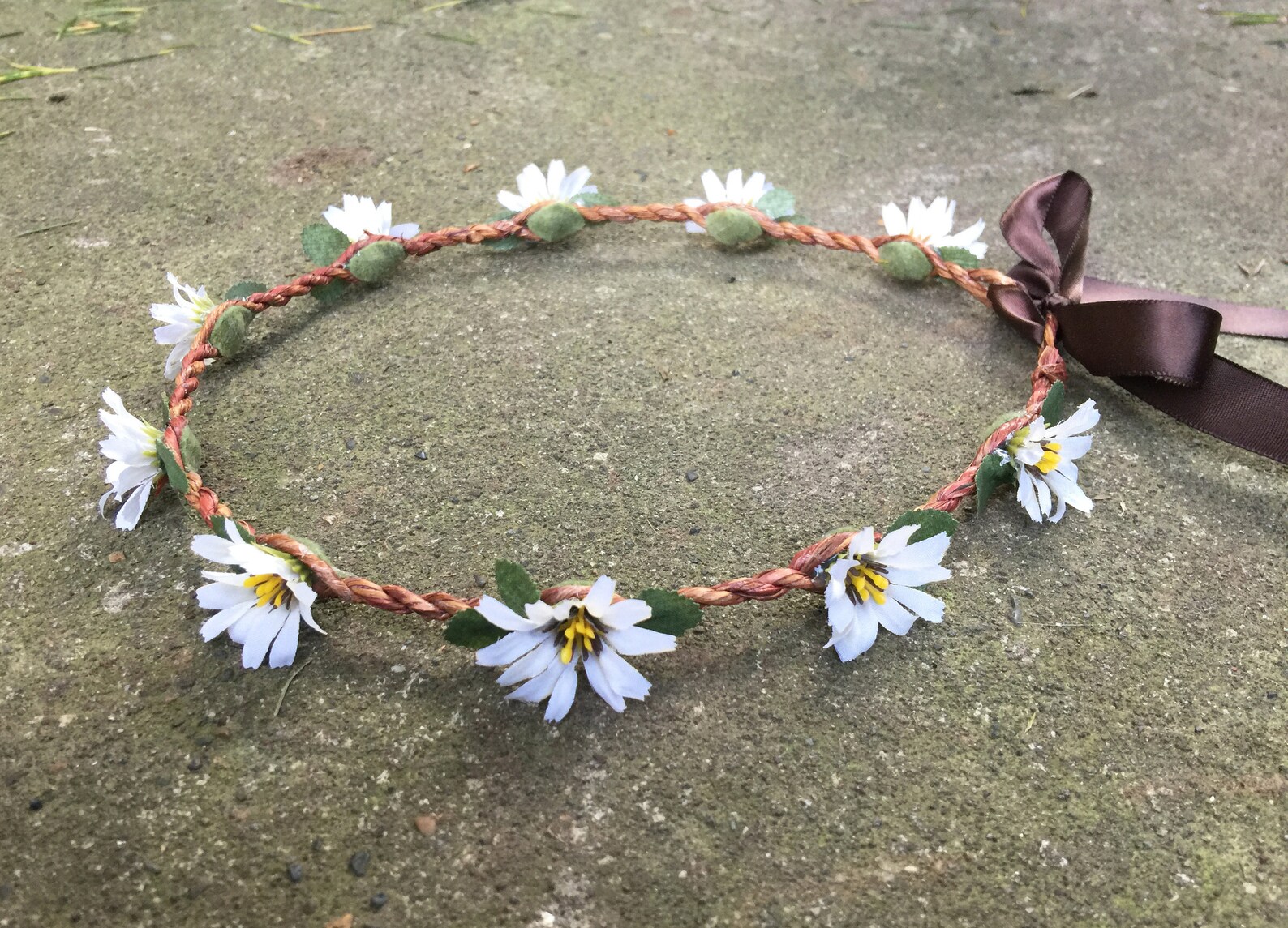 Daisy Flower Crown White Daisy Headband Daisy Chain Flower | Etsy
