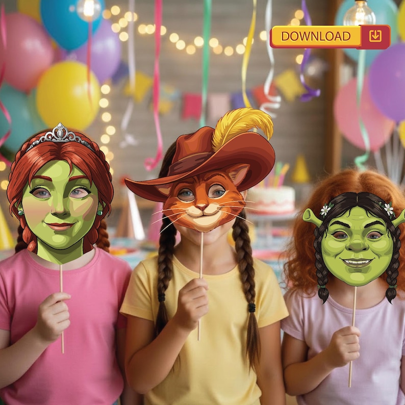 Shrek Props | Baby Shower Gift | Shrek Party Favors | Birthday ...