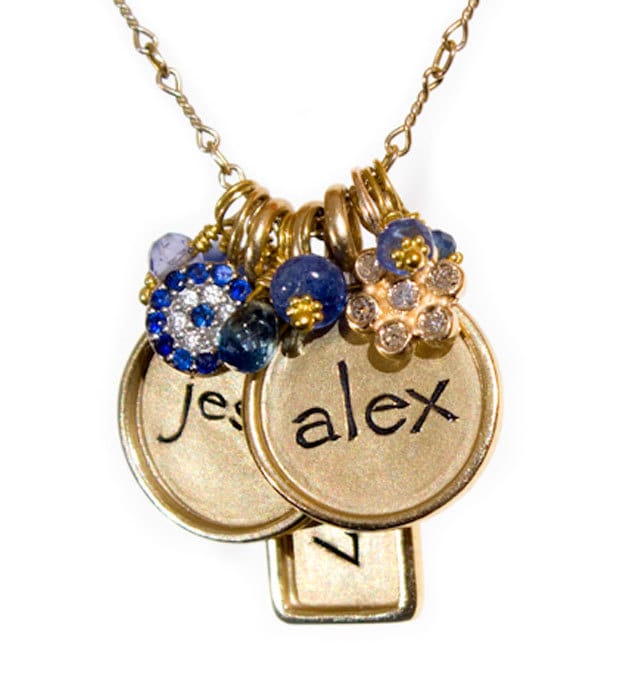 Engraved Personalized Charm 14k Gold - Etsy Denmark