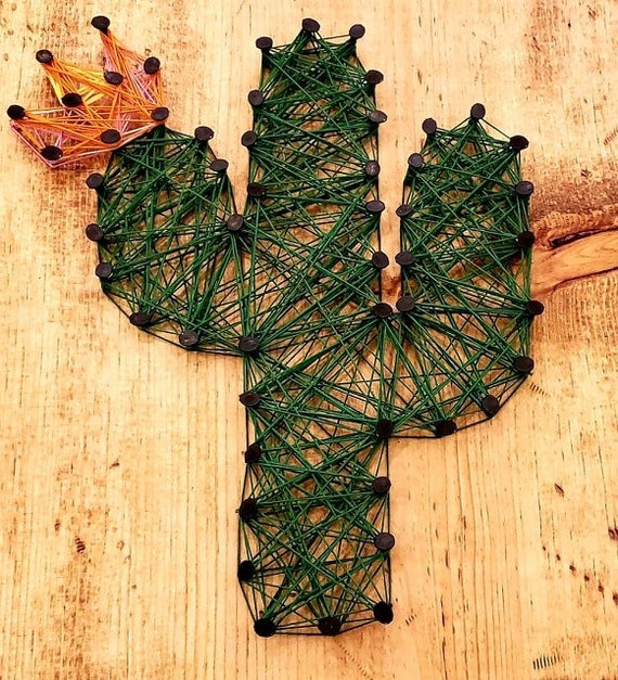 Cactus String Art | Etsy