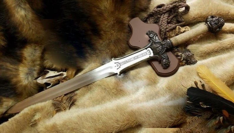 Conan Father's Sword | Conan the Barbarian Hand Forged Replica Sword ...