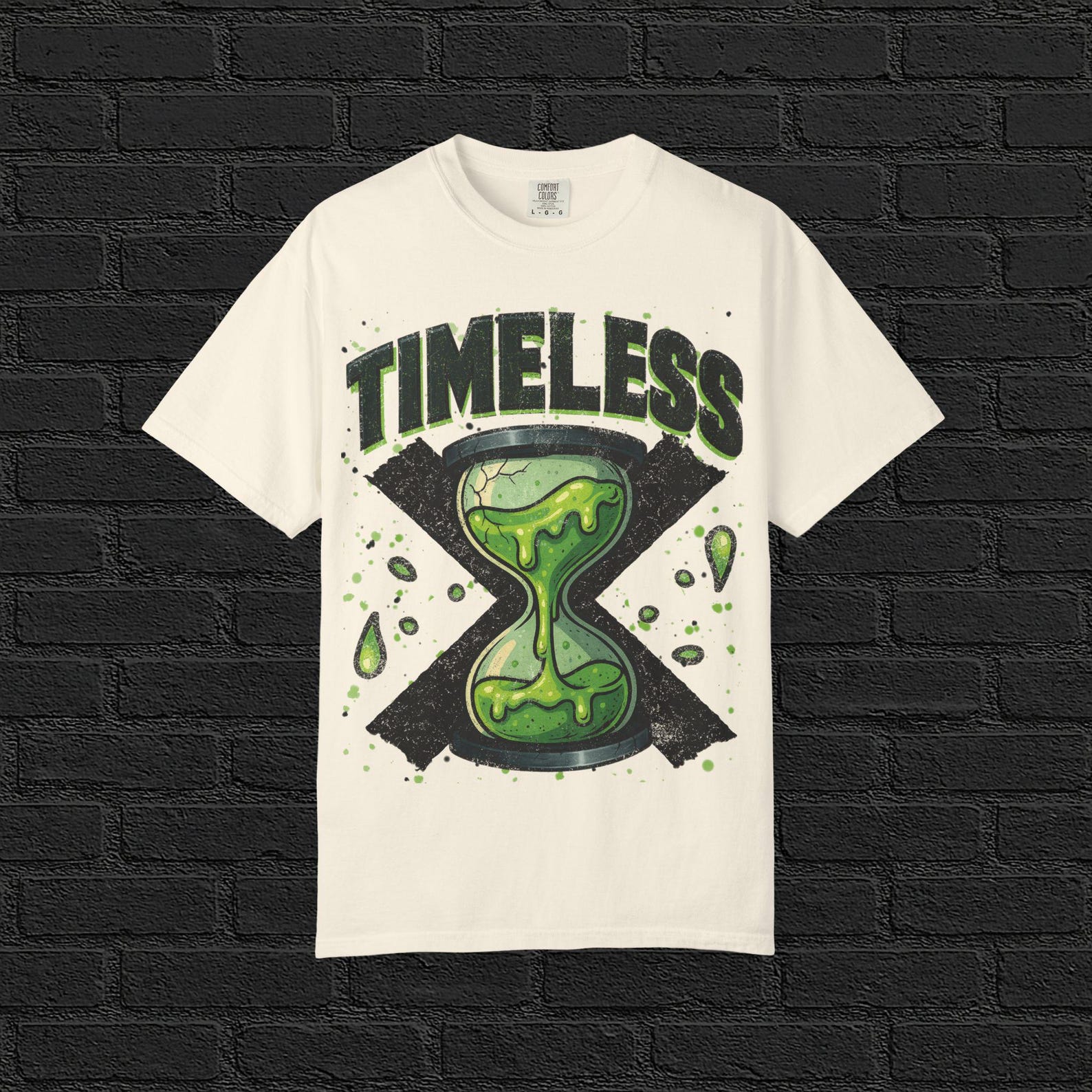 Timeless Slime Hourglass T-shirt, Kuul Heet Streetwear Graphic Shirt ...