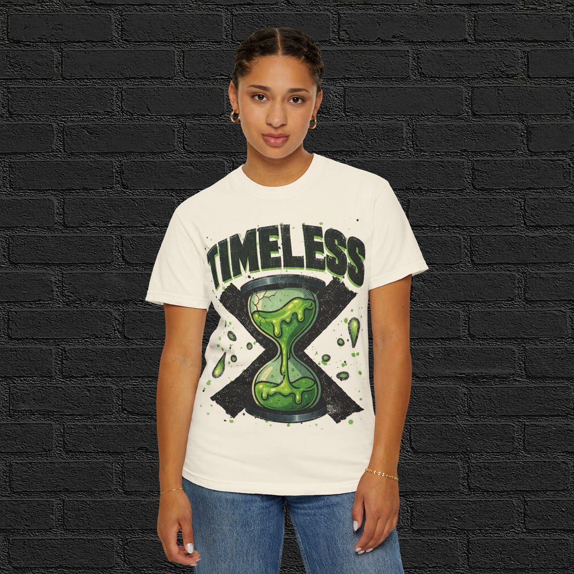 Timeless Slime Hourglass T-shirt, Kuul Heet Streetwear Graphic Shirt ...