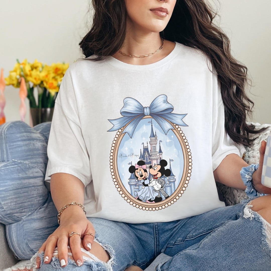 Retro Bow Coquette Magical Mouse PNG | Magical Theme Park Style ...