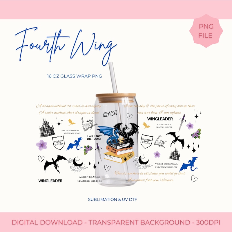 Fourth Wing Mug Wraps - Etsy