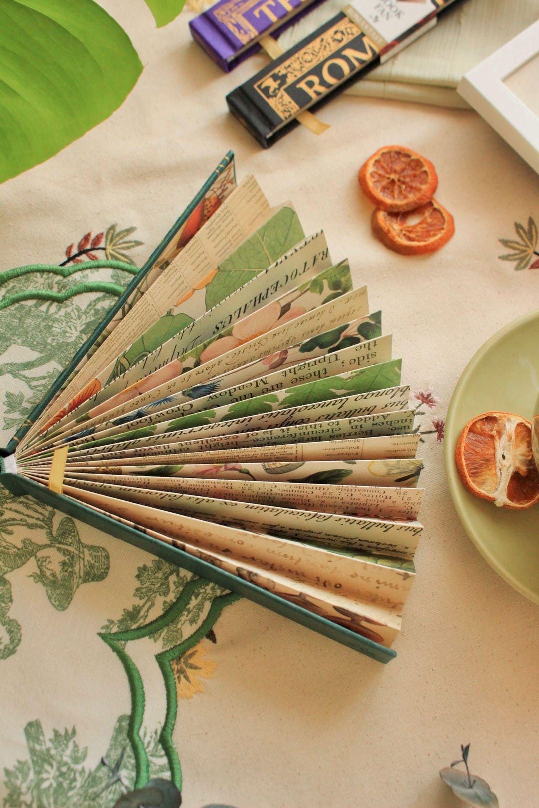 Handmade Fan Set, Women Fan Wedding Fan, Vintage Hand Fan for Summer ...