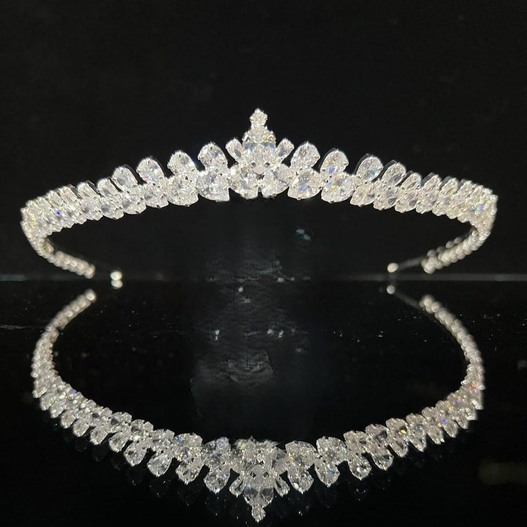 Handmade Rhinestone Bridal Tiara – Elegant Wedding Headpiece - Etsy
