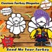 Custom Turkey Disguise, Thanksgiving Craft, Personalized PDF (cut ...