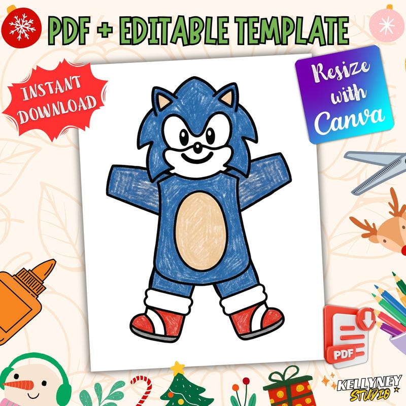 Sonic Costume - Etsy