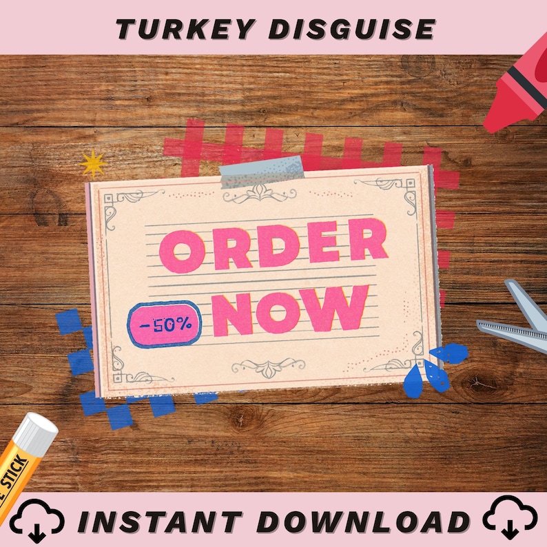 Disguise a Turkey Project Kit | Superhero Printable | Kids Thanksgiving ...