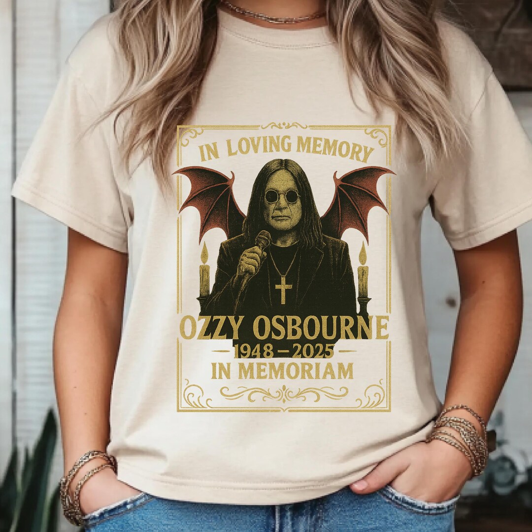 Ozzy Osbourne, No More Tour Shirt, RIP Ozzy Tshirt, Ozzy Osbourne ...