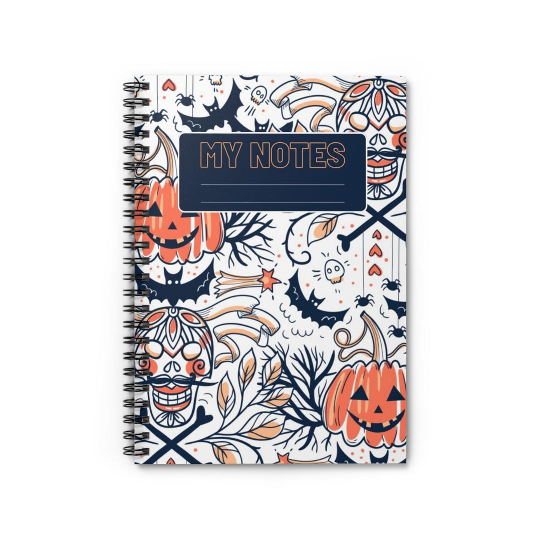 Spooky Halloween Spiral Notebook | Perfect for Note Taking, Journaling ...