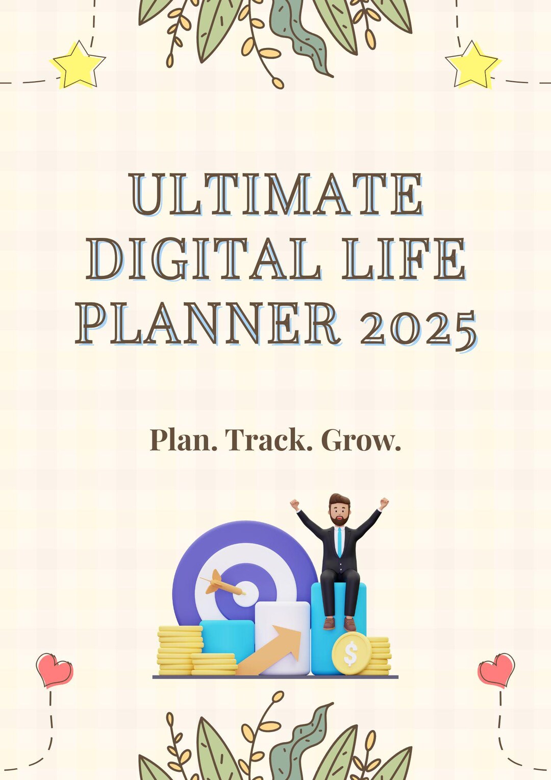 2025 Digital Life Planner PDF | Printable Daily Weekly Monthly Layouts ...
