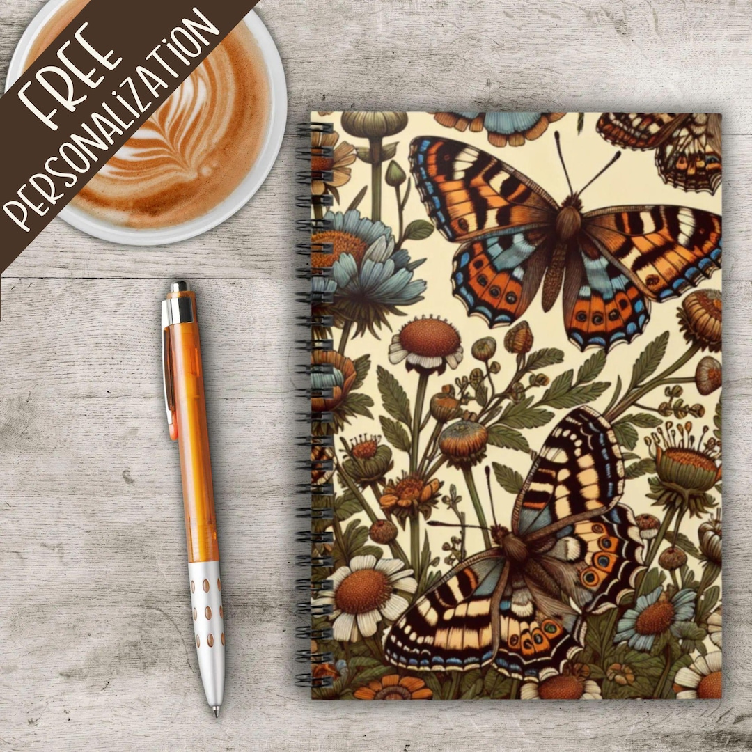 Cottage Core Butterfly Notebook for Her Journal for Butterfly Lover ...