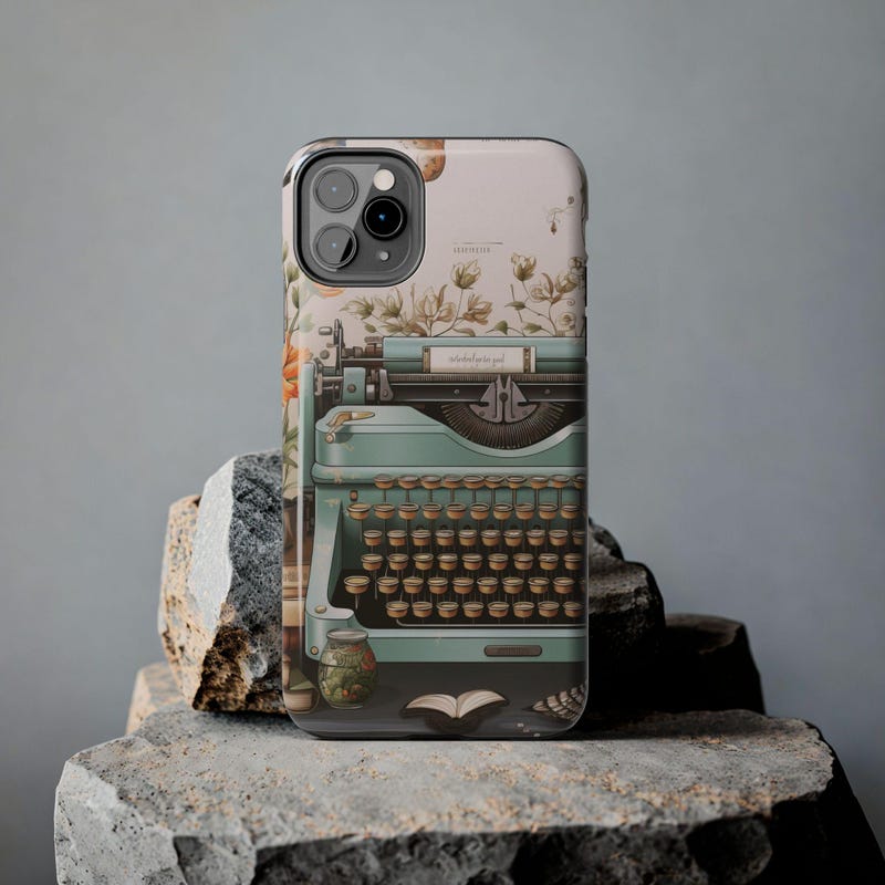 Blue Typewriter - Etsy