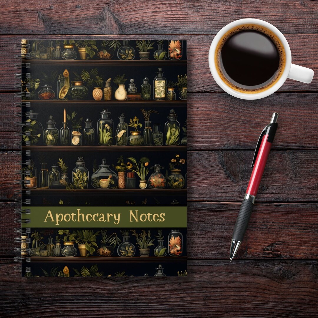 Apothecary Notes Journal for Herbalist Notebook for Naturopath Journal ...