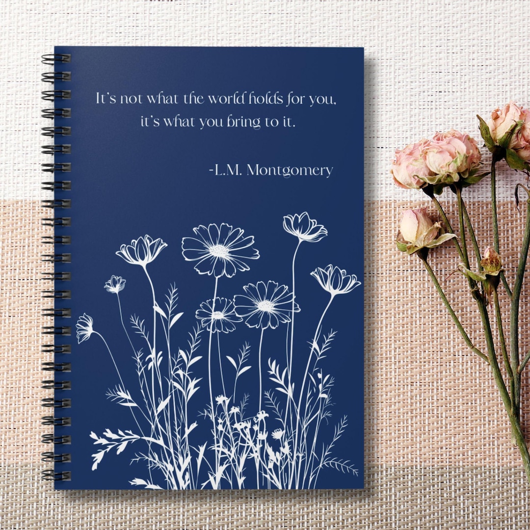 Wildflower Notebook for Anne of Green Gables Fan Journal Floral Journal ...