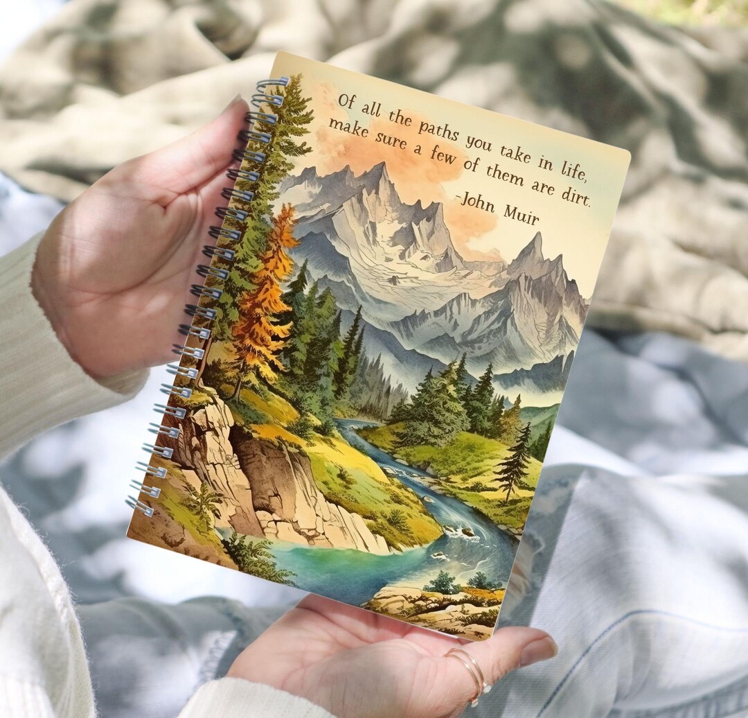 Nature Lover Notebook for Hiker Journal for Camper Diary for John Muir ...