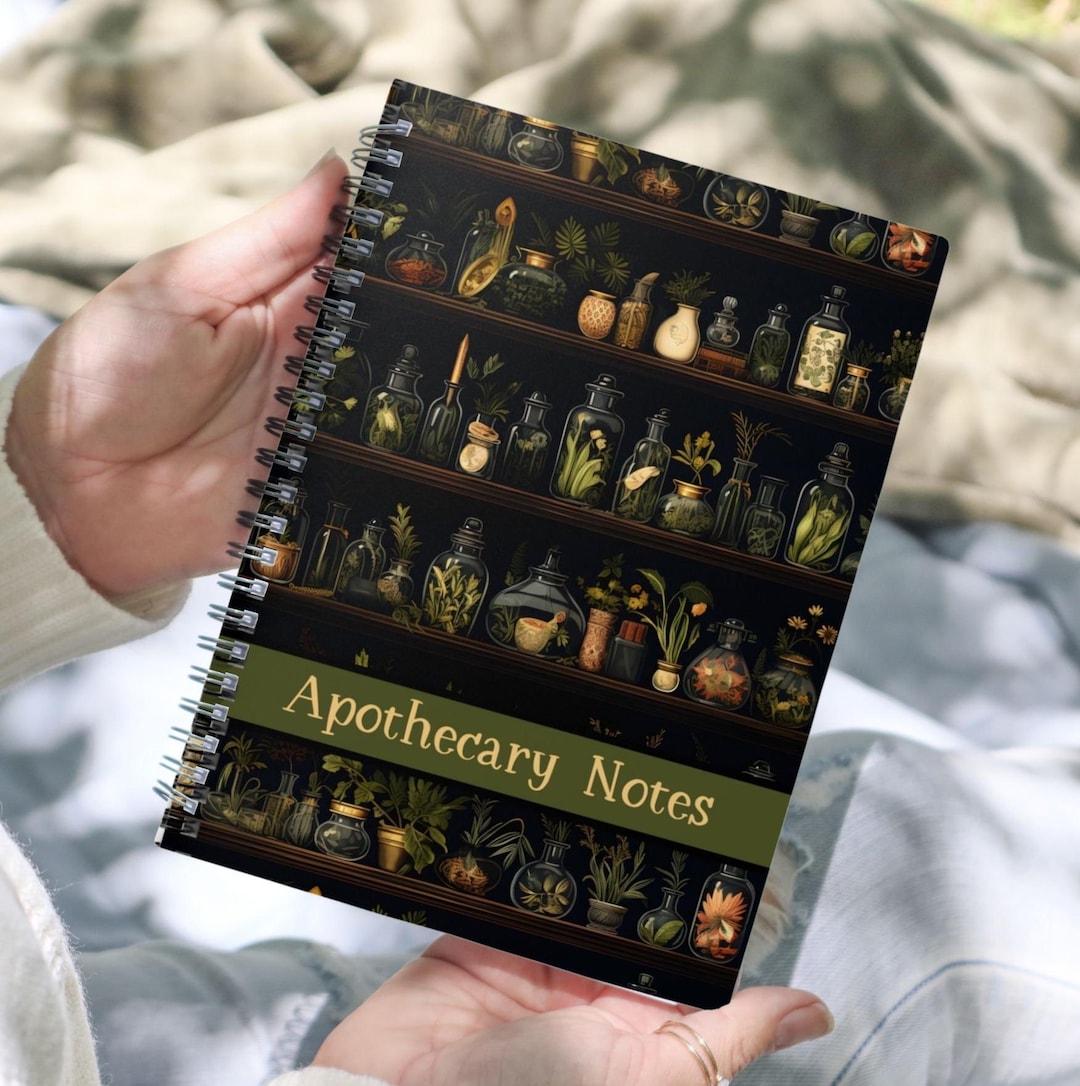 Apothecary Notes Journal for Herbalist Notebook for Naturopath Journal ...