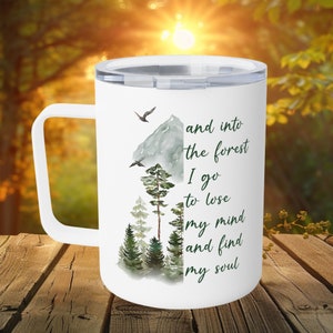 National Park Travel Mug Gift Idea for Nature Lover John Muir Quote ...