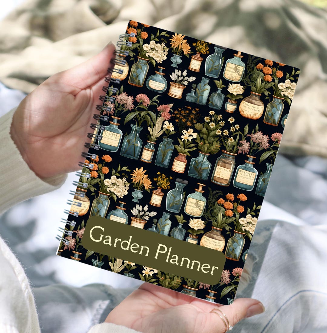 Garden Planner Notebook for Gardener Journal for Spring Garden Notebook ...