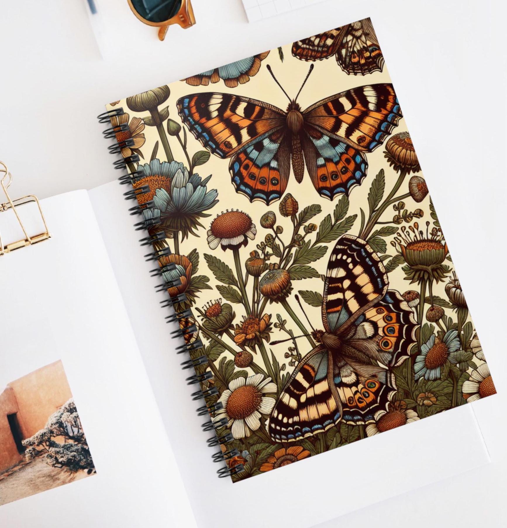 Cottage Core Butterfly Notebook for Her Journal for Butterfly Lover ...