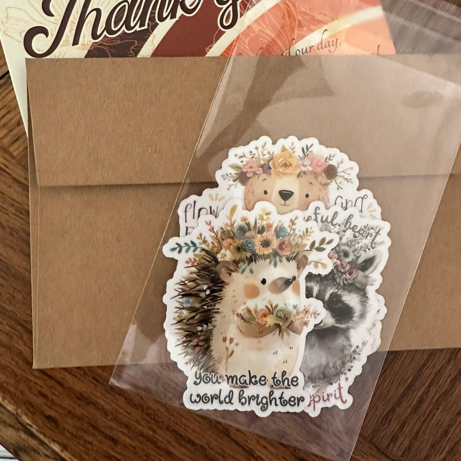 Inspirational Sticker Set Animal Lover Gift Idea for Nature Enthusiast ...